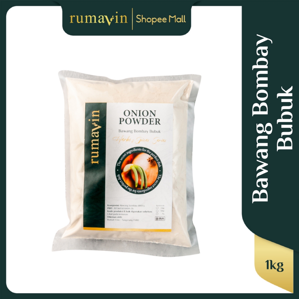 Jual RUMAVIN - Premium Onion Powder / Bawang Bombay Bubuk 1kg | Shopee ...