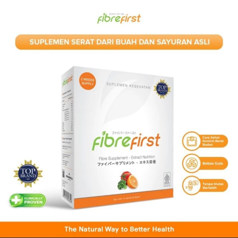 Jual [BARU ORIGINAL] Fibre First Minuman Diet & Detox 15 Sachet ...