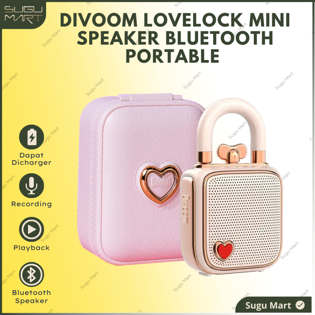 Jual Divoom Lovelock Speaker Mini Bluetooth | Speaker Divoom Portable ...
