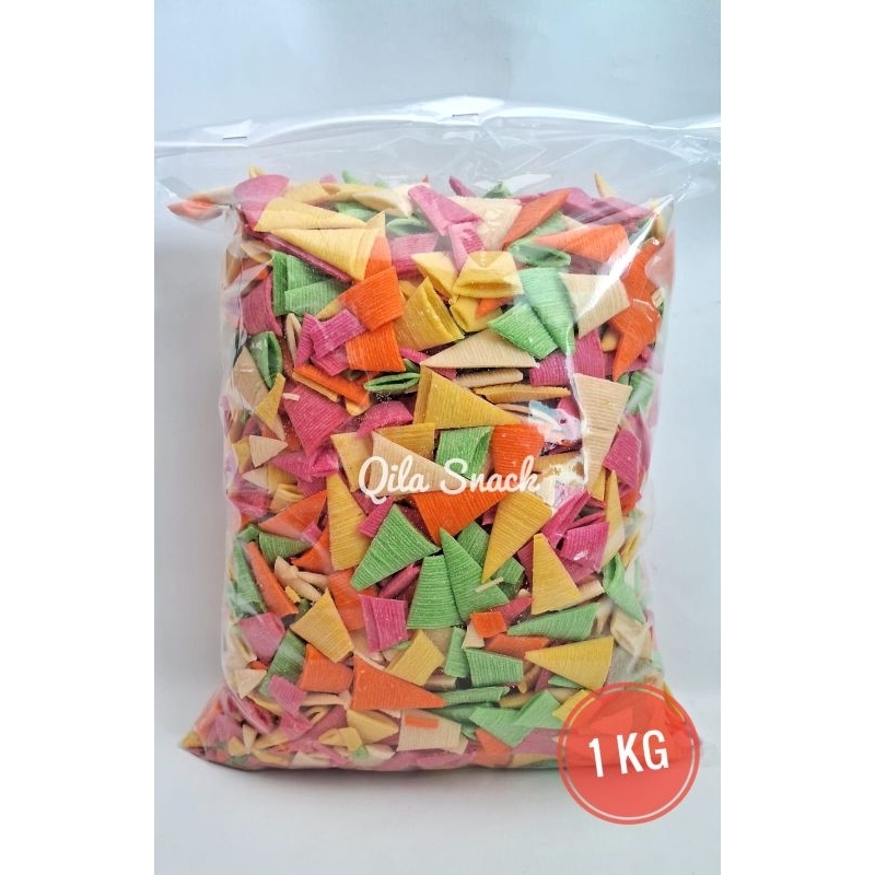 Jual Kerupuk Potato Samosa Potato Kerucut Mentah 1 Kg | Shopee Indonesia