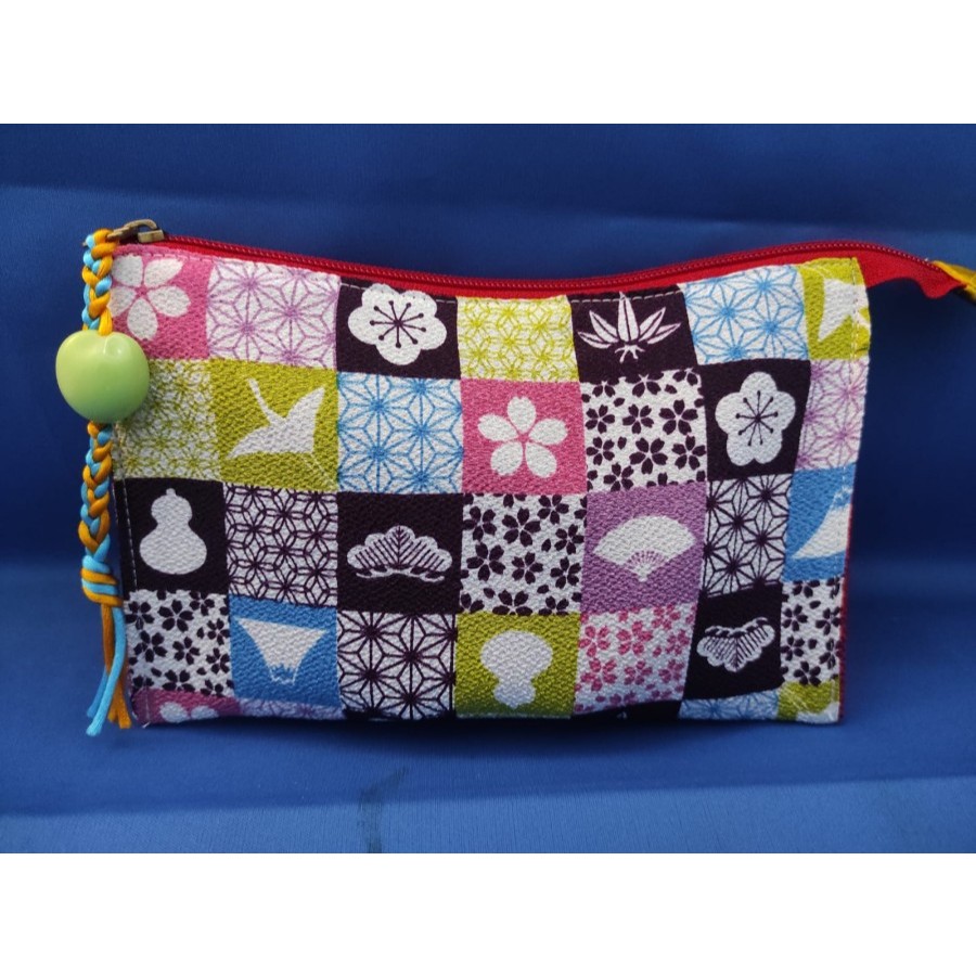 Jual Dompet Jepang ( Japanese Pouch ) - Warna-warni Motif Batik Bunga ...