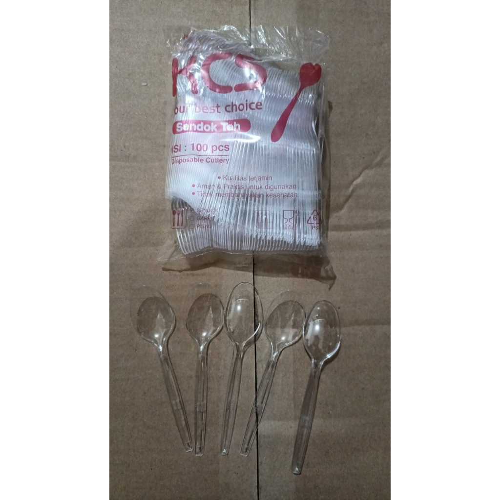 Jual SENDOK STG BENING KCS / SENDOK PUDDING /SENDOK ES CREAM ISI 100PCS ...