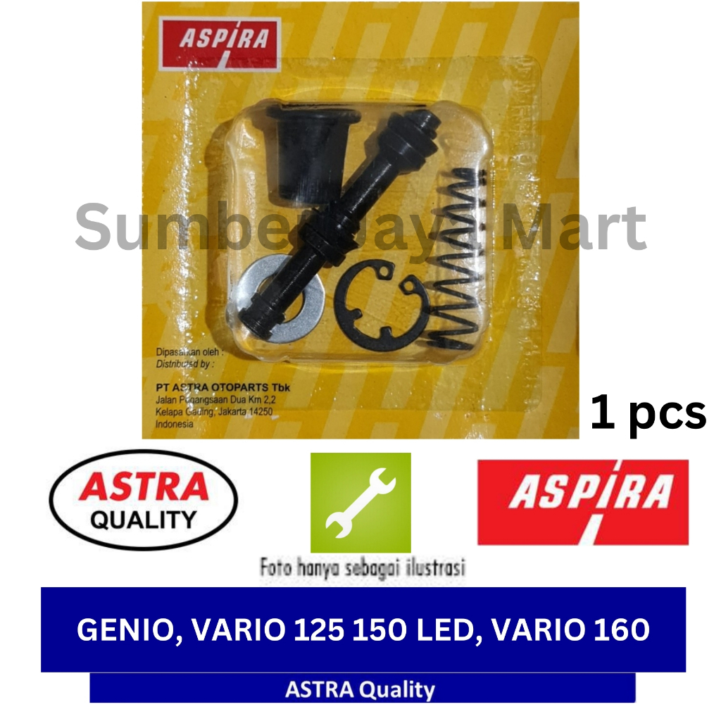Jual Seal Piston Silinder Master Rem Set K59 HONDA GENIO, VARIO 125 150 LED, VARIO 160 ASPIRA ...