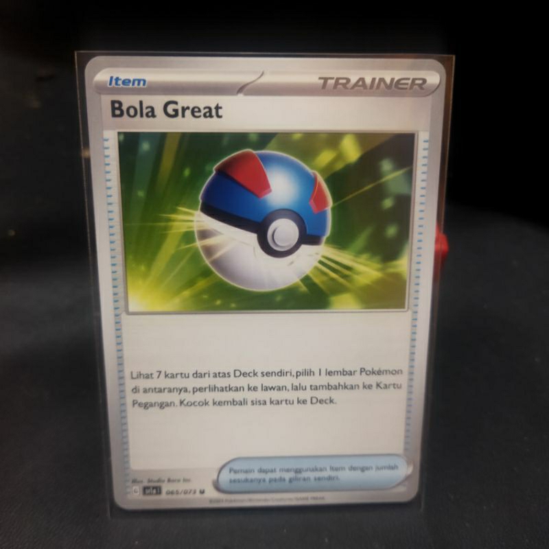 Jual Bola great sv1a staple item trainer original Pokemon TCG Indonesia ...