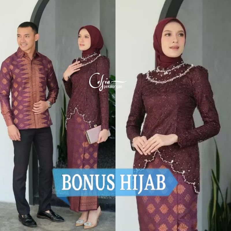 Jual Set Kebaya SERRA Kutu Baru Wisuda Modern Kebaya Set Tunik Lamaran Tunangan Batik Baju ...
