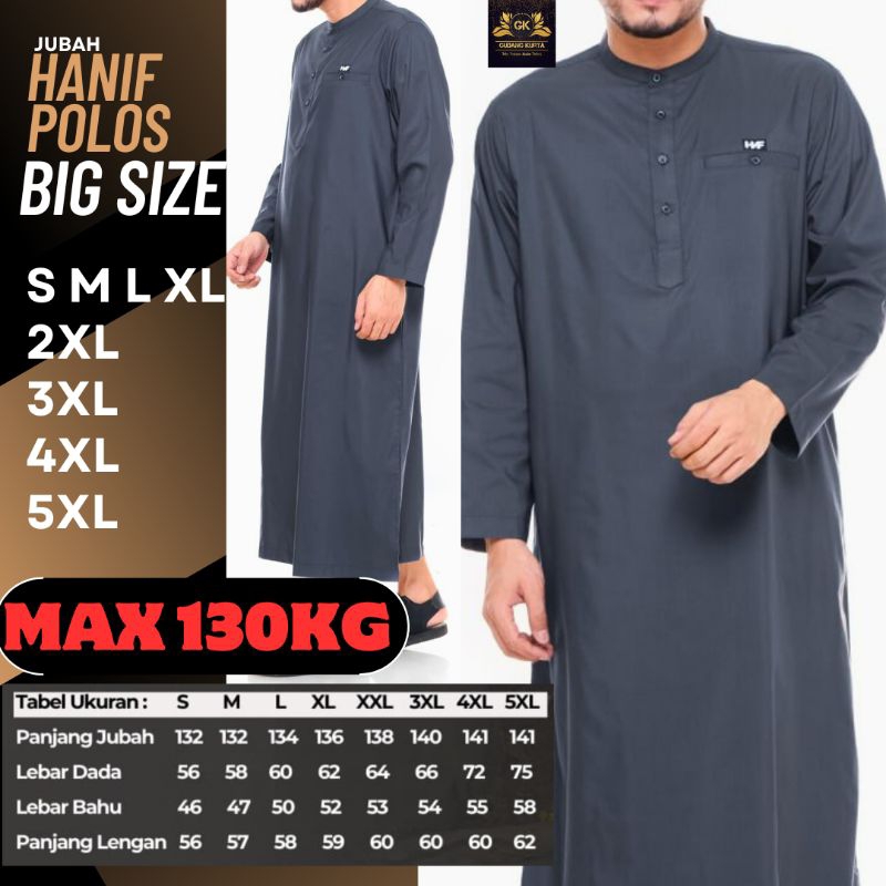 Jual Gamis Jubah Pria Dewasa Arab Pakistan Muslim Hanif Lengan Panjang ...