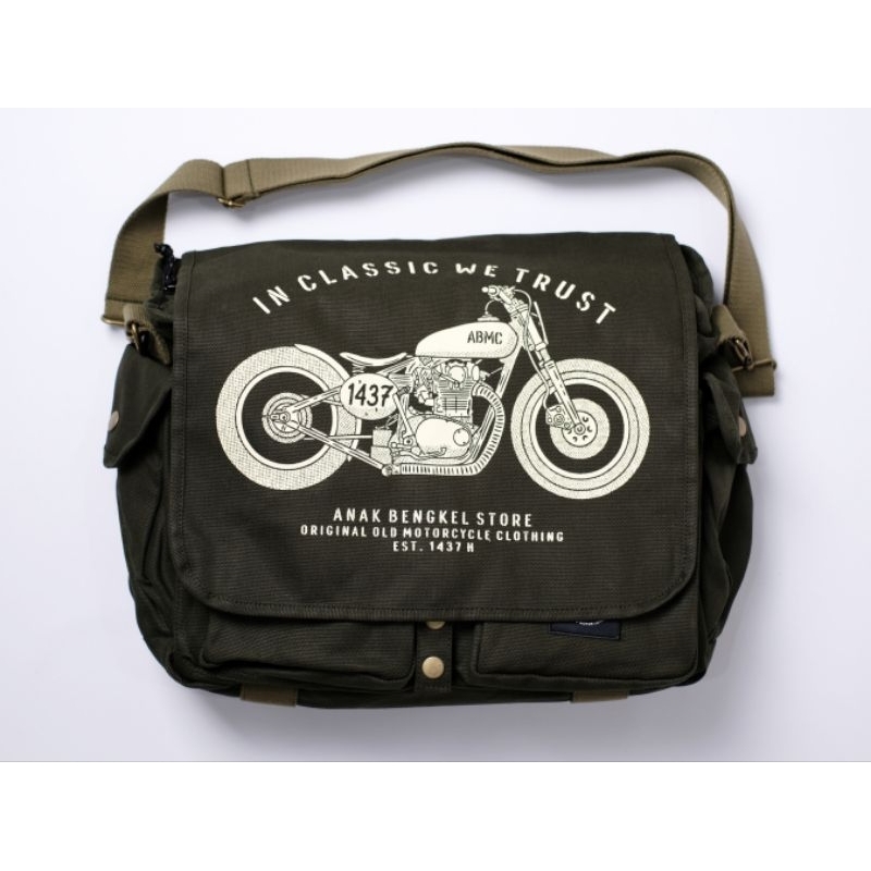Jual Messenger Bag Kanvas Motorcycle | Shopee Indonesia
