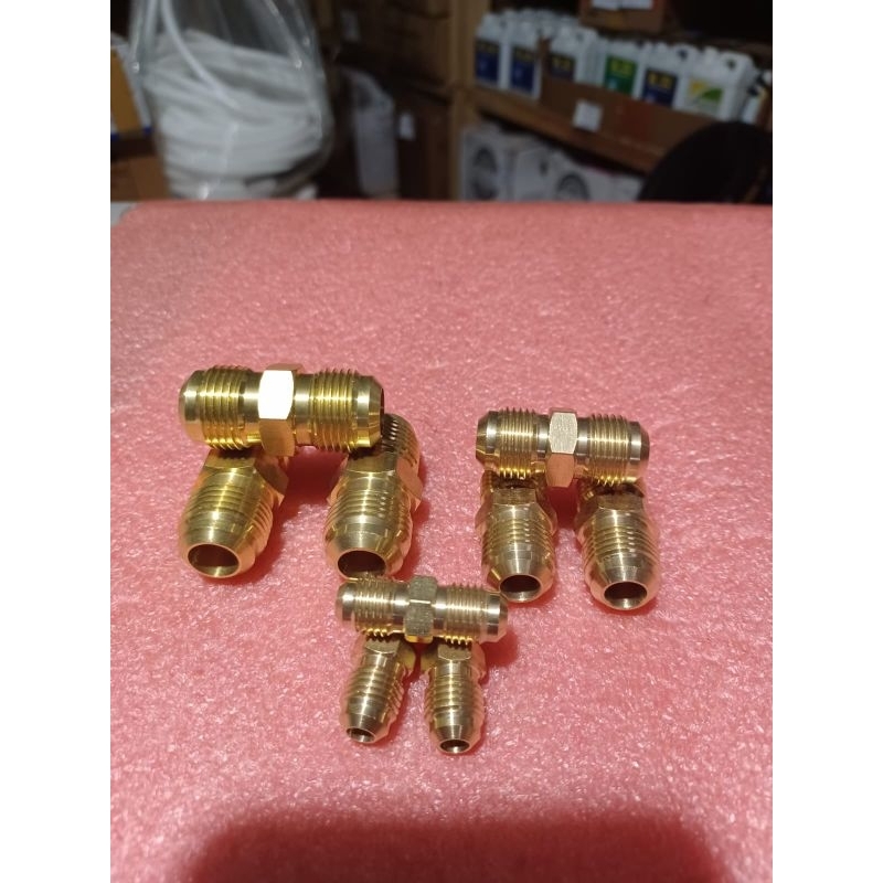 Jual Nepel / Nut Sambungan Tengah Pipa Tembaga 1/4,3/8,1/2 Inch | Shopee Indonesia