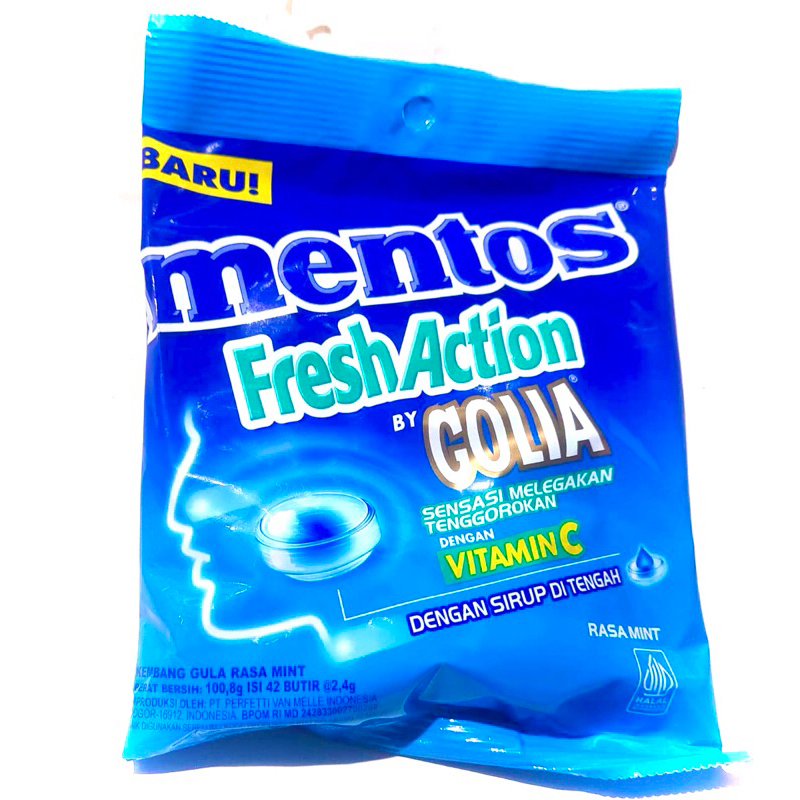 Jual Permen Golia Active Plus Rasa mint ( 1 zak 42 pcs ) | Shopee Indonesia