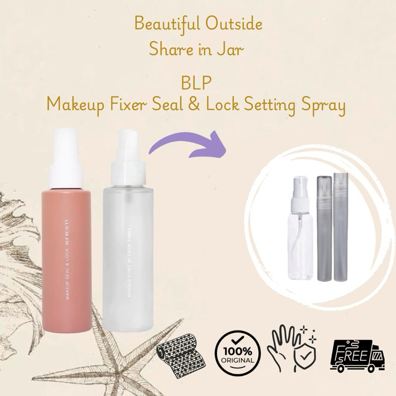 Jual Share in Jar Bottle Botol BLP Makeup Fixer Seal & Lock Setting ...
