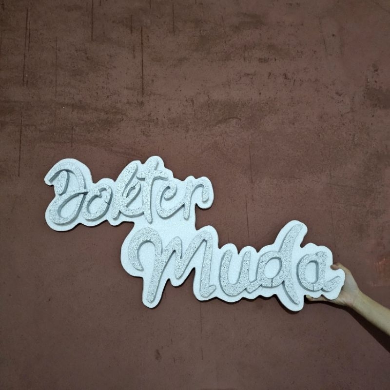 Jual Tulisan Nama Lukis Timbul / Nama Dekorasi Backdrop Ulang Tahun ...