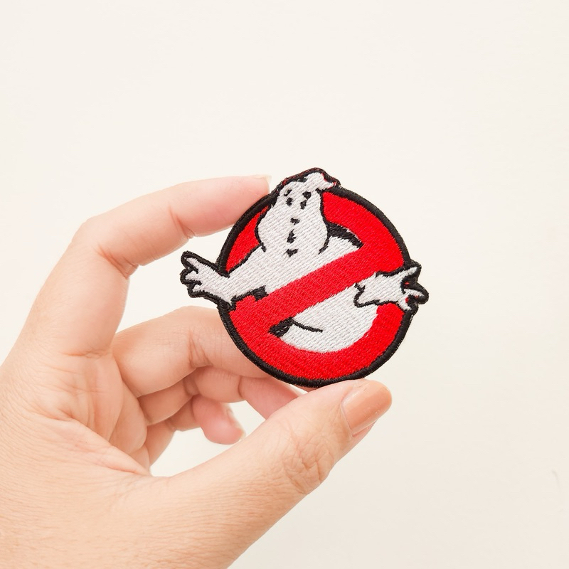 Jual PATH BORDIR GHOST HALLOWEEN / BADGE BORDIR GHOSTBUSTER / GHOST IRON PATCH | Shopee Indonesia