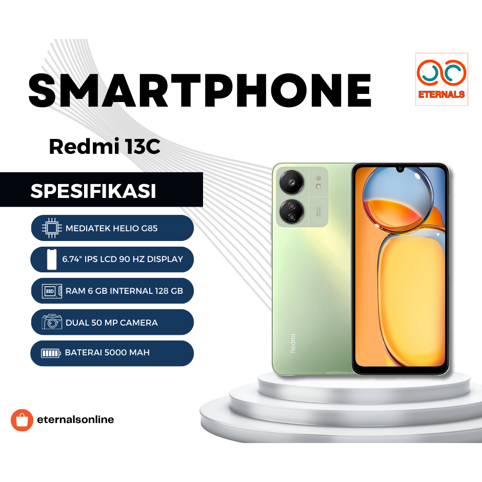 Jual Redmi 13C 6/128 GB Garansi Resmi | Shopee Indonesia