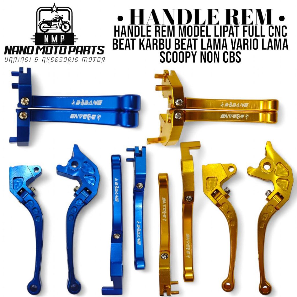 Jual Handle Rem Beat Karbu Handle Rem Model Lipat Full CNC Beat Karbu Beat Lama Vario Lama ...