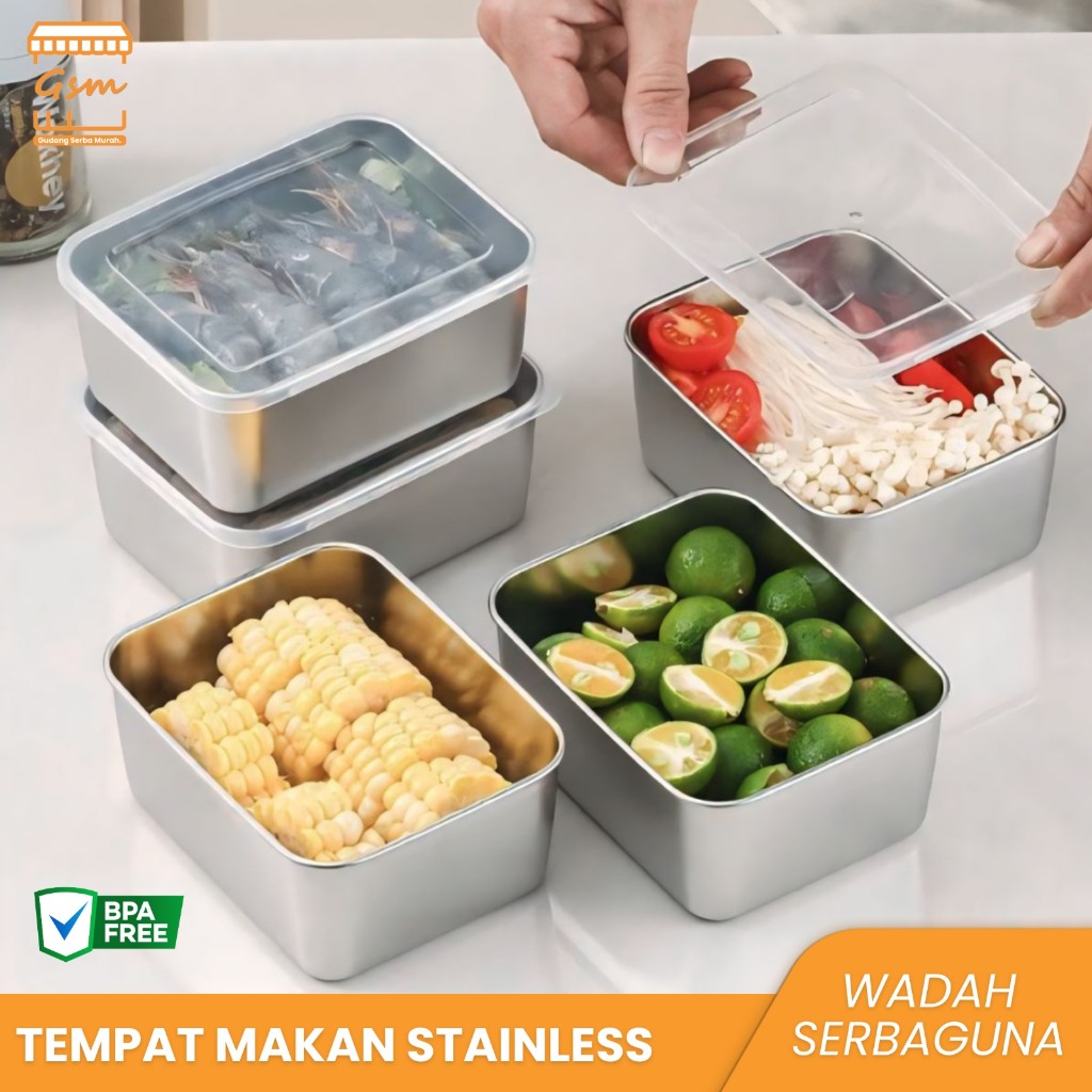 Jual GSM Toples Fresh Box Persegi Kotak Buah Mini Tempat Makan ...