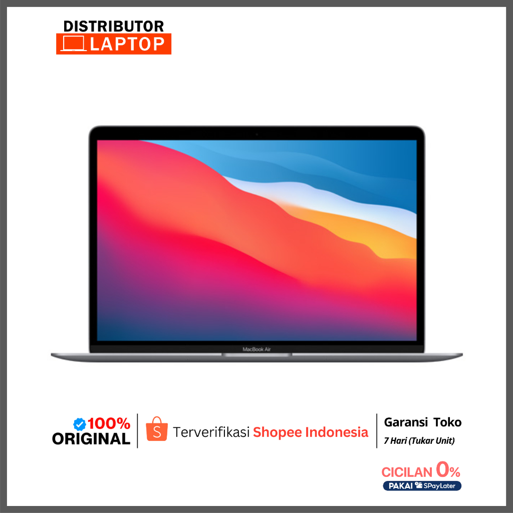 Jual Murah - 𝗶𝗕𝗼𝘅® MacBook Air M1 Chip 2020 - 13 Inch 8 Core CPU - 7 Core GPU [ RAM 8GB SSD ...