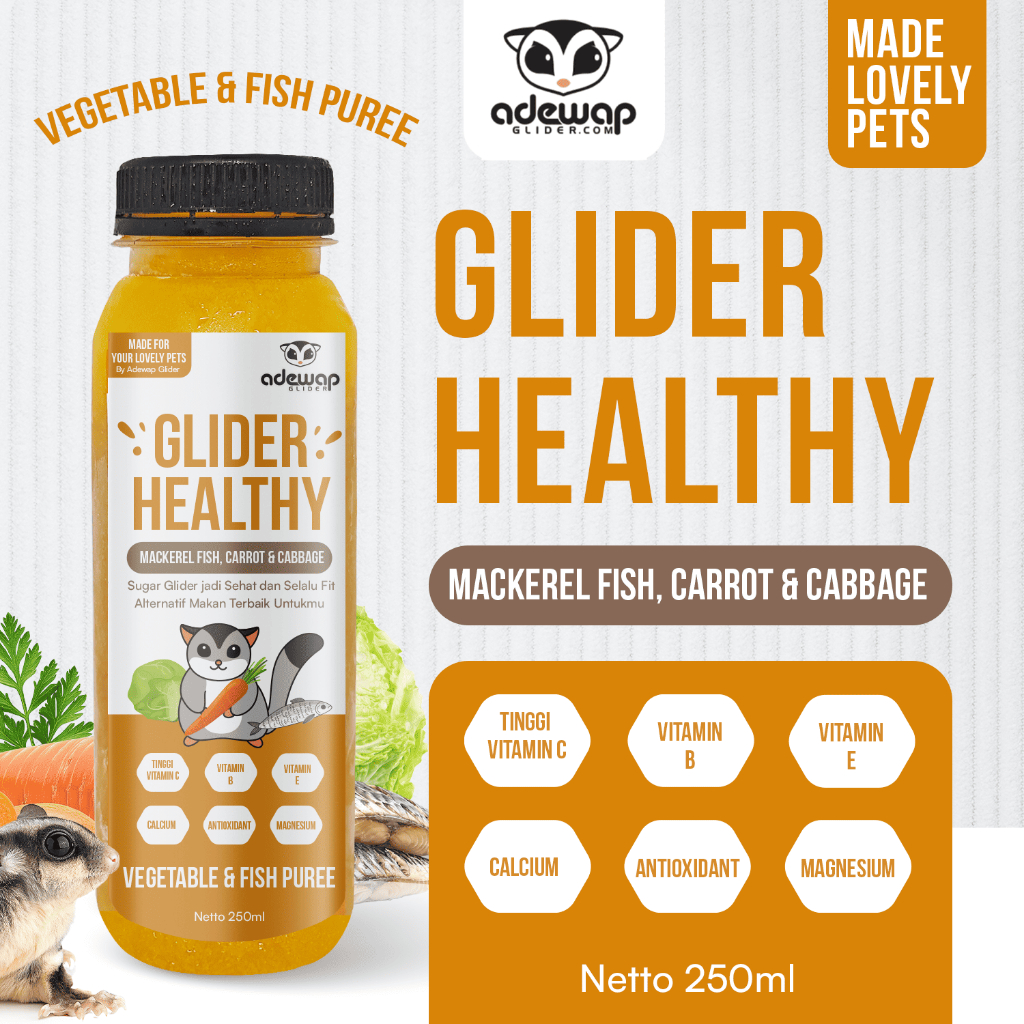 Jual GLIDER HEALTHY VEGETABLE & FISH PUREE BUBUR SEHAT BAHAN ALAMI ...