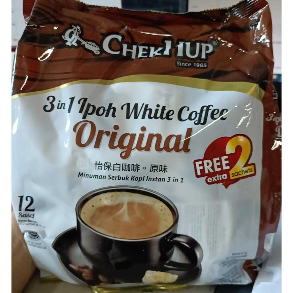 Jual Chek Hup 3 in 1 Ipoh White Coffe Original 480g (12Sachet@40g) | Shopee Indonesia