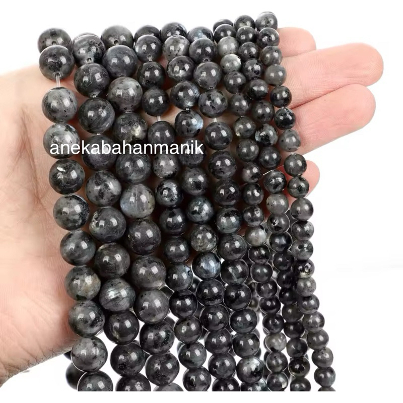 Jual Manik Batu Alam Labradorite 4mm 6mm 8mm 10mm 12mm | Shopee Indonesia