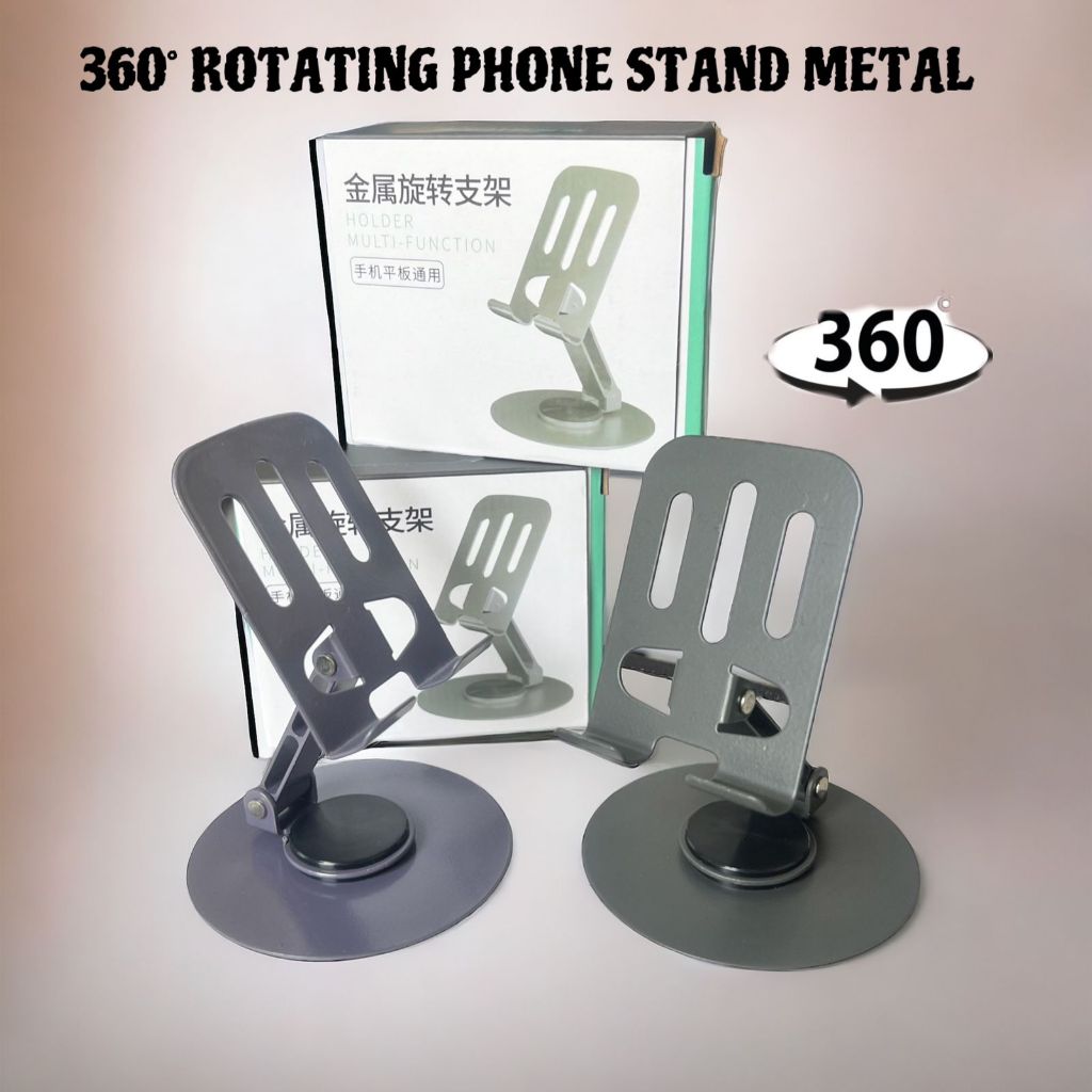 Jual Stand Holder Metal Universal 360º Rotating Portable / Phone Tablet ...