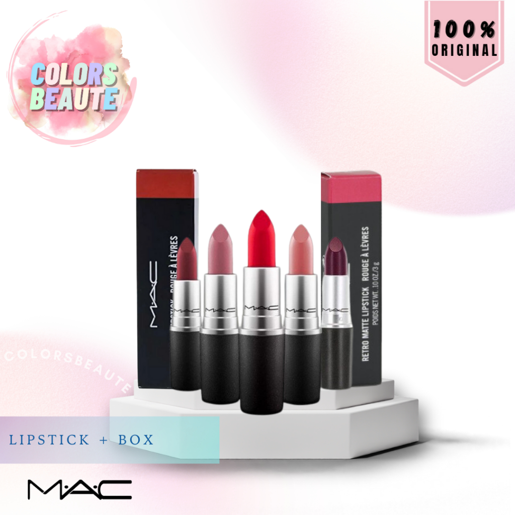 Jual M*C Lipstick FULL SIZE WITH BOX | Shopee Indonesia