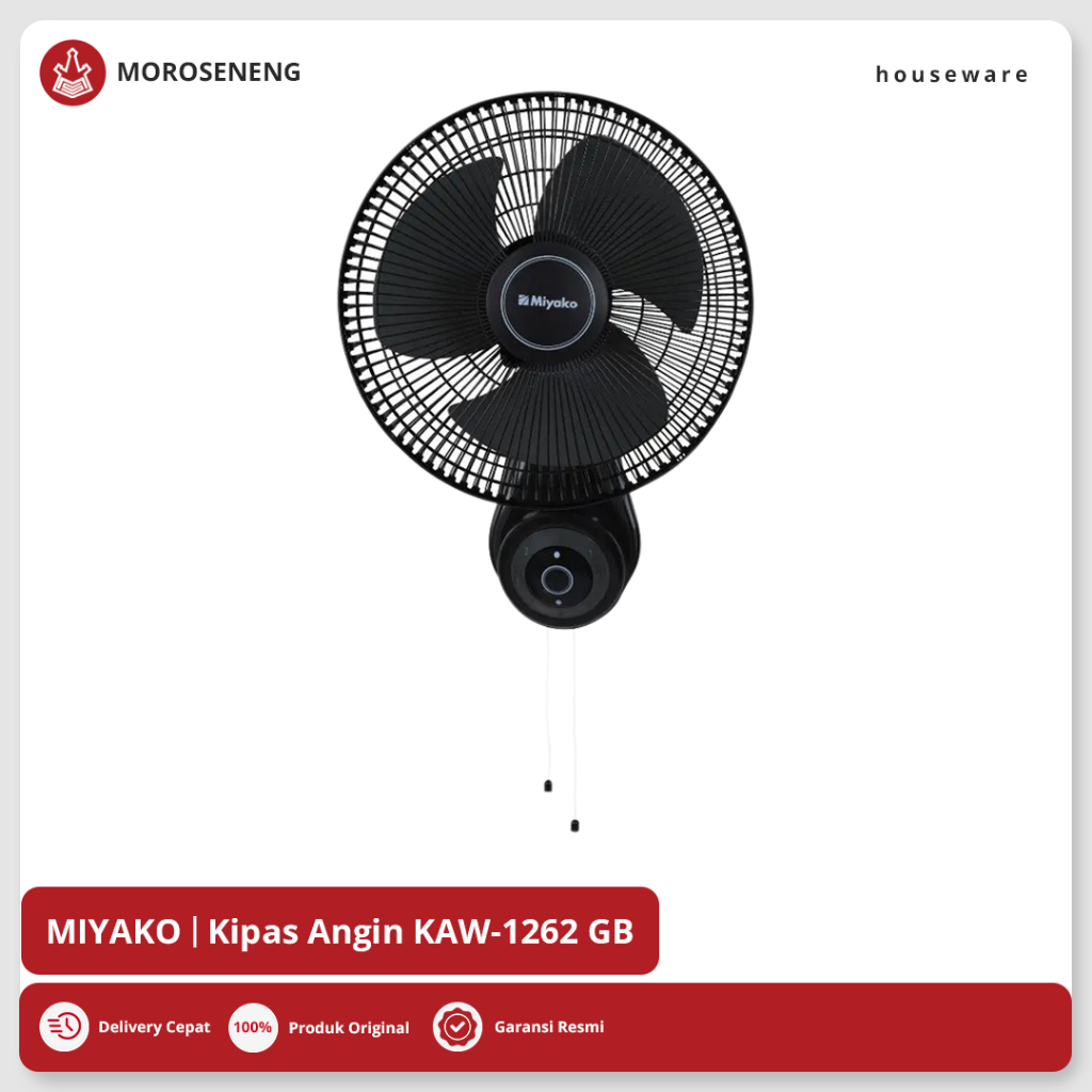 Jual Kipas Angin Dinding Miyako WF 1262 GB Garansi Resmi | Shopee Indonesia