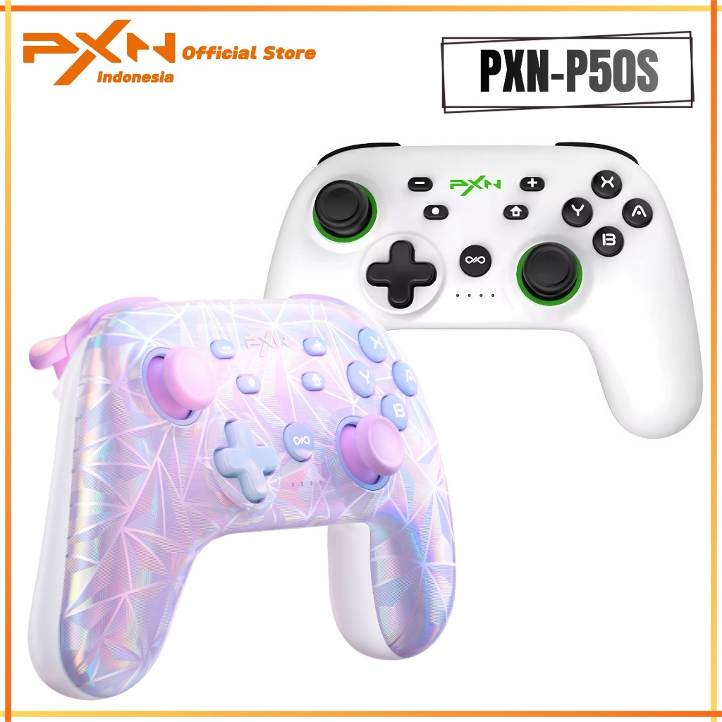 Jual PXN P50S Wireless Switch Controller Support NFC APP Turbo Macro Buttons 6-Axis Gyro ...