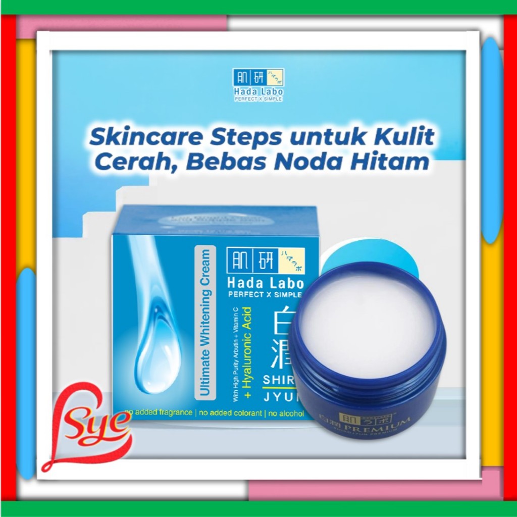 Jual Hada Labo Shirojyun Ultimate Whitening Cream 40gr | Hadalabo Krim ...