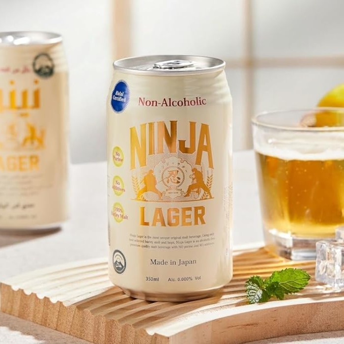 Jual Nippon Ninja Lager / Minuman Berkarbonasi 350 Ml | Shopee Indonesia
