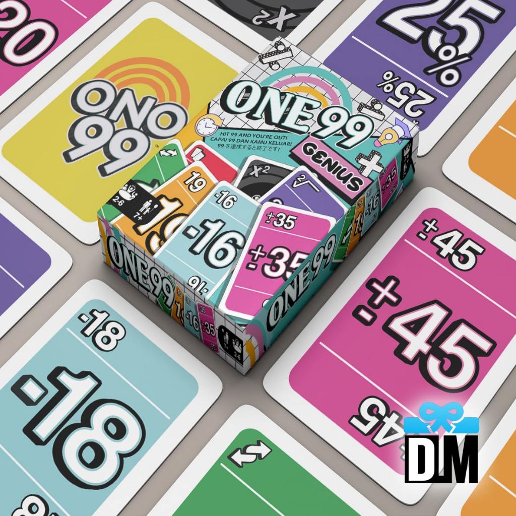 Jual Kartu ONE 99 GENIUS U Keluarga NO 99 No 1 Kuning Capai angka 99 ...