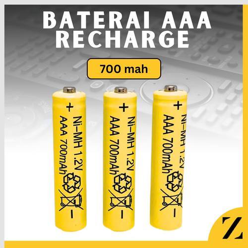 Jual Baterai AAA Batre A3 700mAh AAA Battery Rechargeble Charge Isi ...
