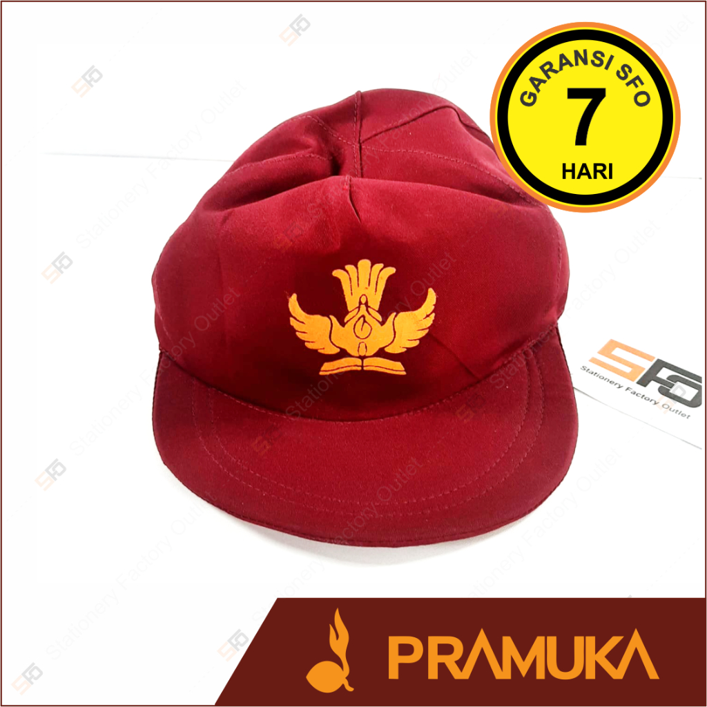 Jual Topi SD Merah Polos - SFO Semarang Official | Shopee Indonesia