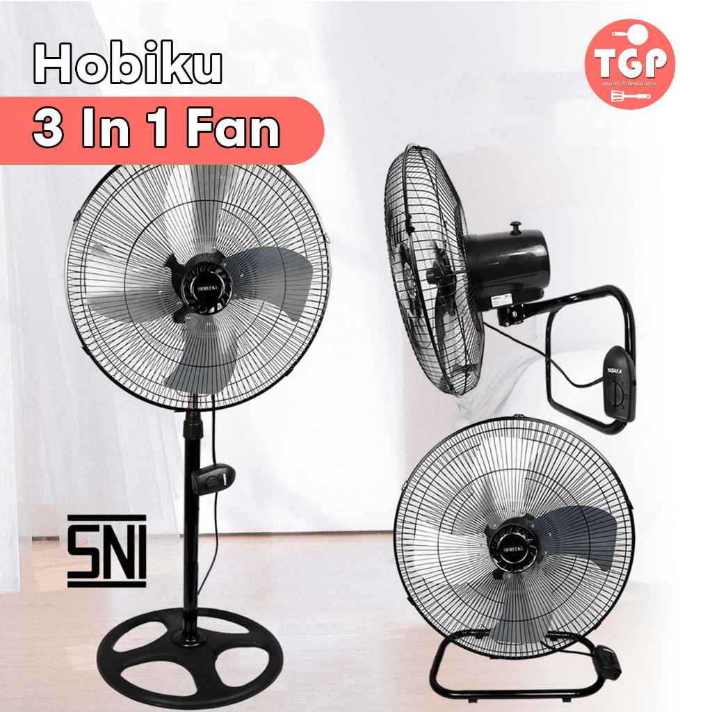Jual KIPAS ANGIN 3 IN 1 TORNADO HOBIKU AOYAMA 18 INCH KIPAS BERIDIRI ...
