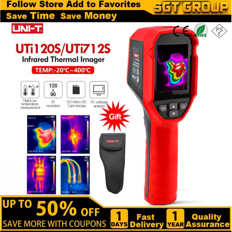 Jual thermal imaging kamera 120x90 Thermal imager camera suhu panas ...