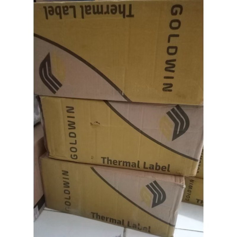 Jual 1 Dus Kertas Label Sticker Resi Thermal 100x150 Isi 500 Roll Lipat ...