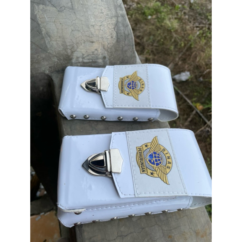Jual tempat hp dompet hp sarung hp dishub logo embos timbul | Shopee ...