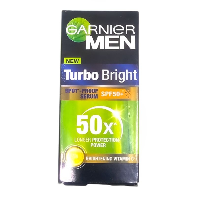 Jual Garnier Men Turbo Bright Spot Proof Serum SPF 50+ 40 ML | Shopee Indonesia