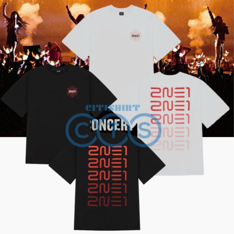 Jual TSHIRT MERCH KONSER 2NE1 REDFONT BAJU KAOS KPOP WELCOME BACK ASIA ...