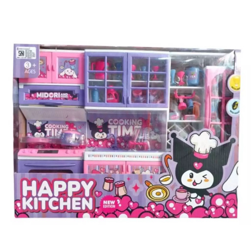 Jual Mainan Happy Kitchen Set Anak Dapur Lemari Oven / Lemari Kulkas ...