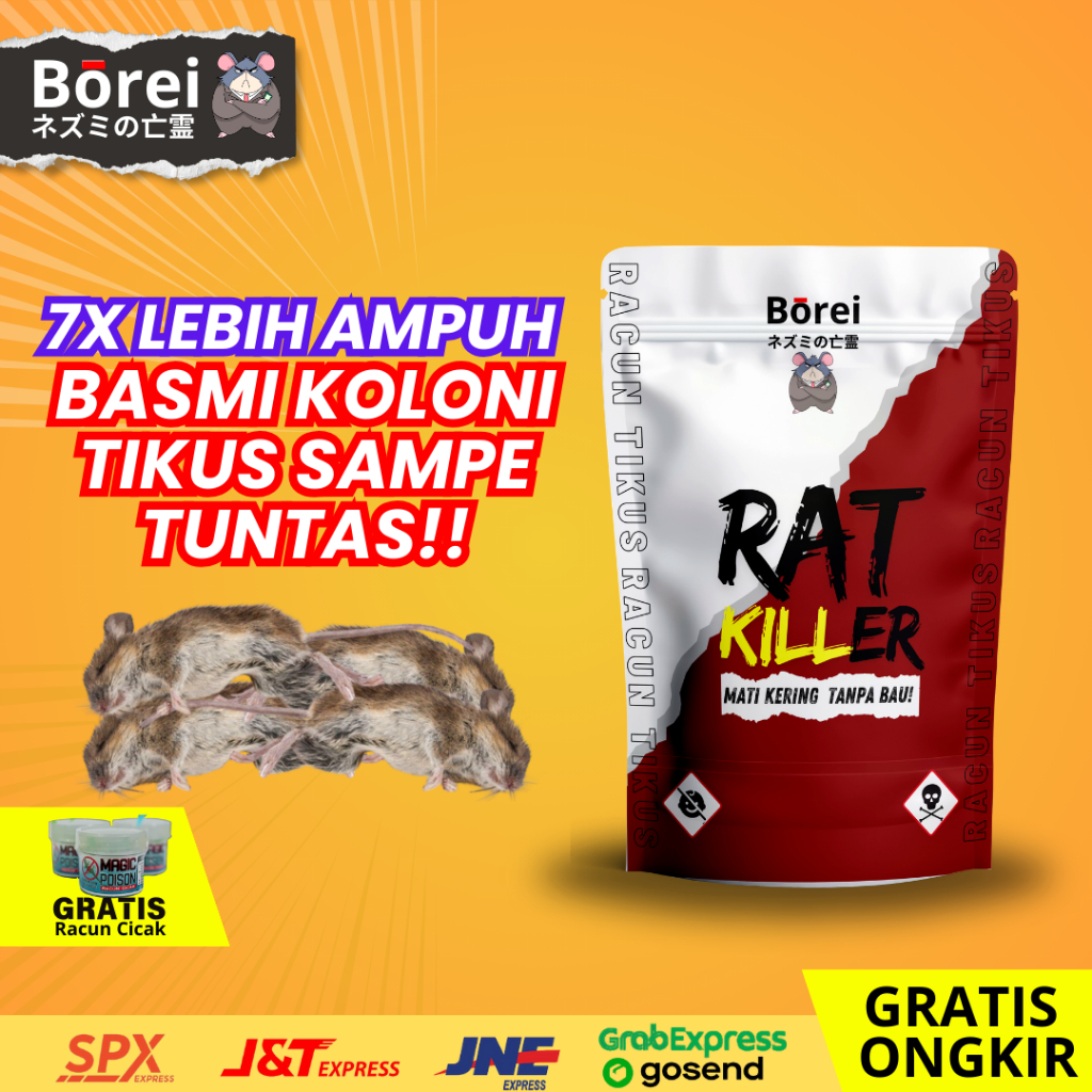 Jual Racun Tikus Ampuh Pembunuh Tikus Mati Ditempat, Obat Pembasmi ...