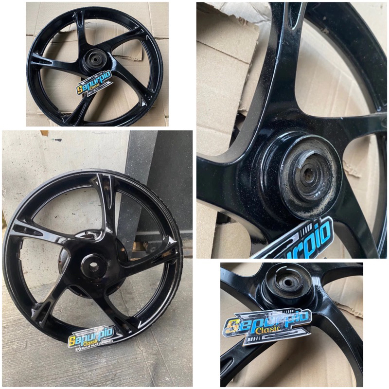 Jual velg mio sporty mio smile mio soul karbu depan dan belakang ...