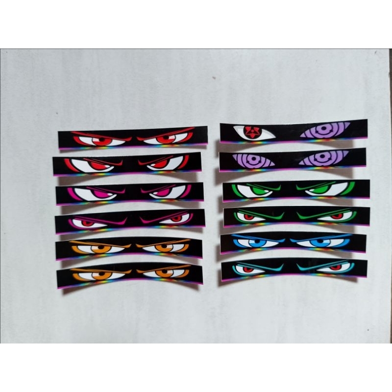 Jual stiker lampu mata bus mini 12.pcs hologram | Shopee Indonesia