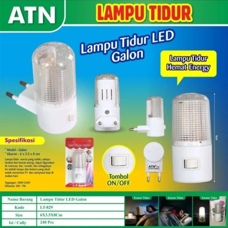 Jual Lampu Tidur ATN Model Galon LED Berkualitas | Shopee Indonesia