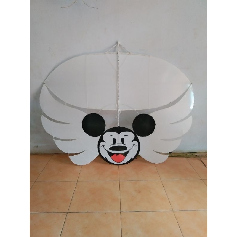 Jual layangan ramraman mikimouse set sendaren | Shopee Indonesia