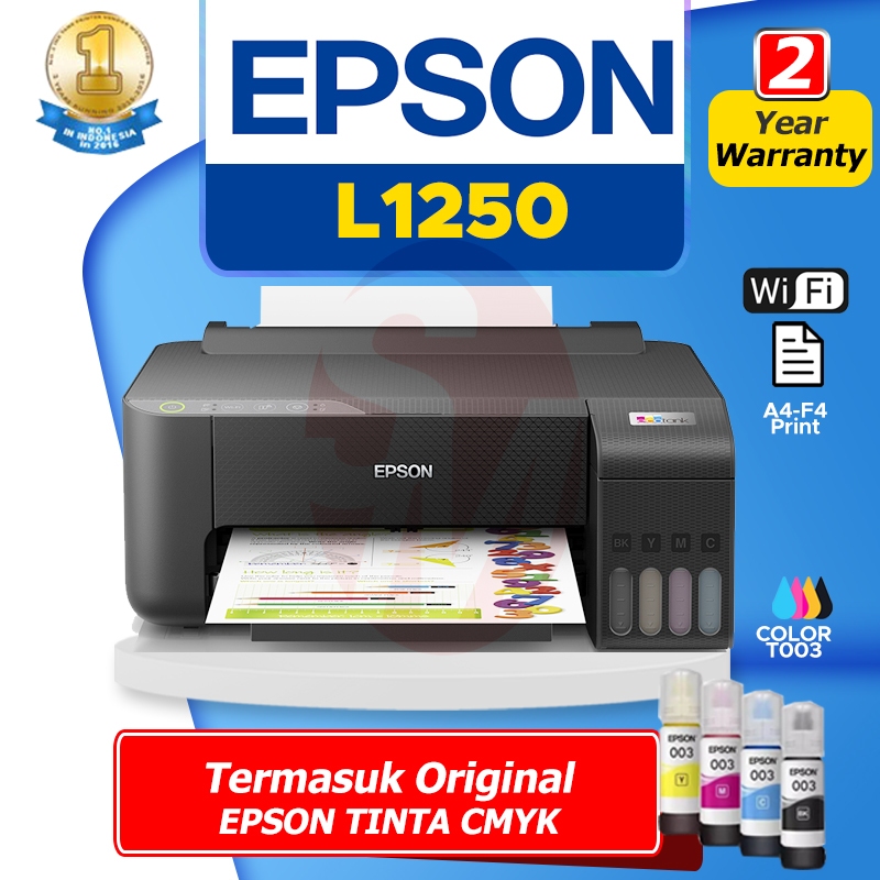 Jual Printer Epson L1250 Print only plus Wi-Fi Ecotank | Shopee Indonesia