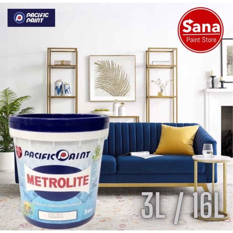 Jual CAT TEMBOK METROLITE PUTIH 16 LITER | Shopee Indonesia