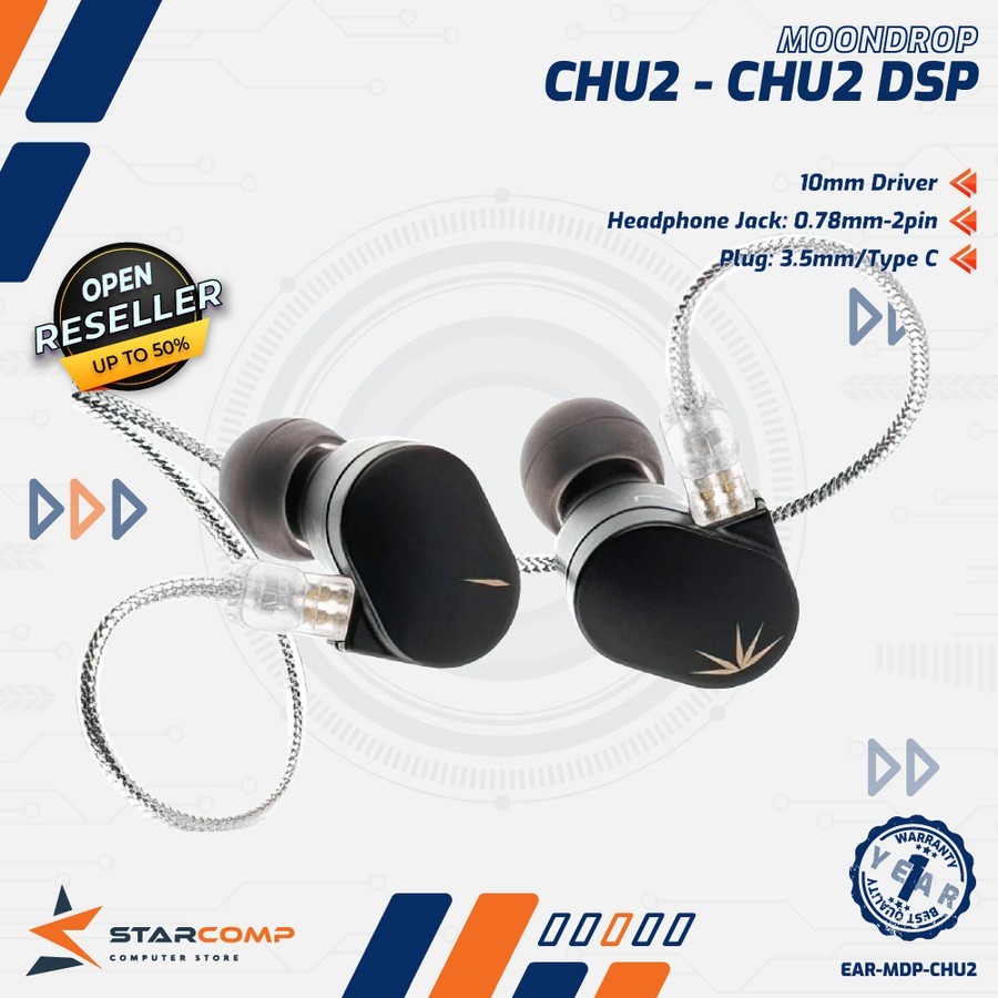 Jual MOONDROP CHU II / CHU 2 Dynamic Driver In-Ear Monitor Earphone iem ...