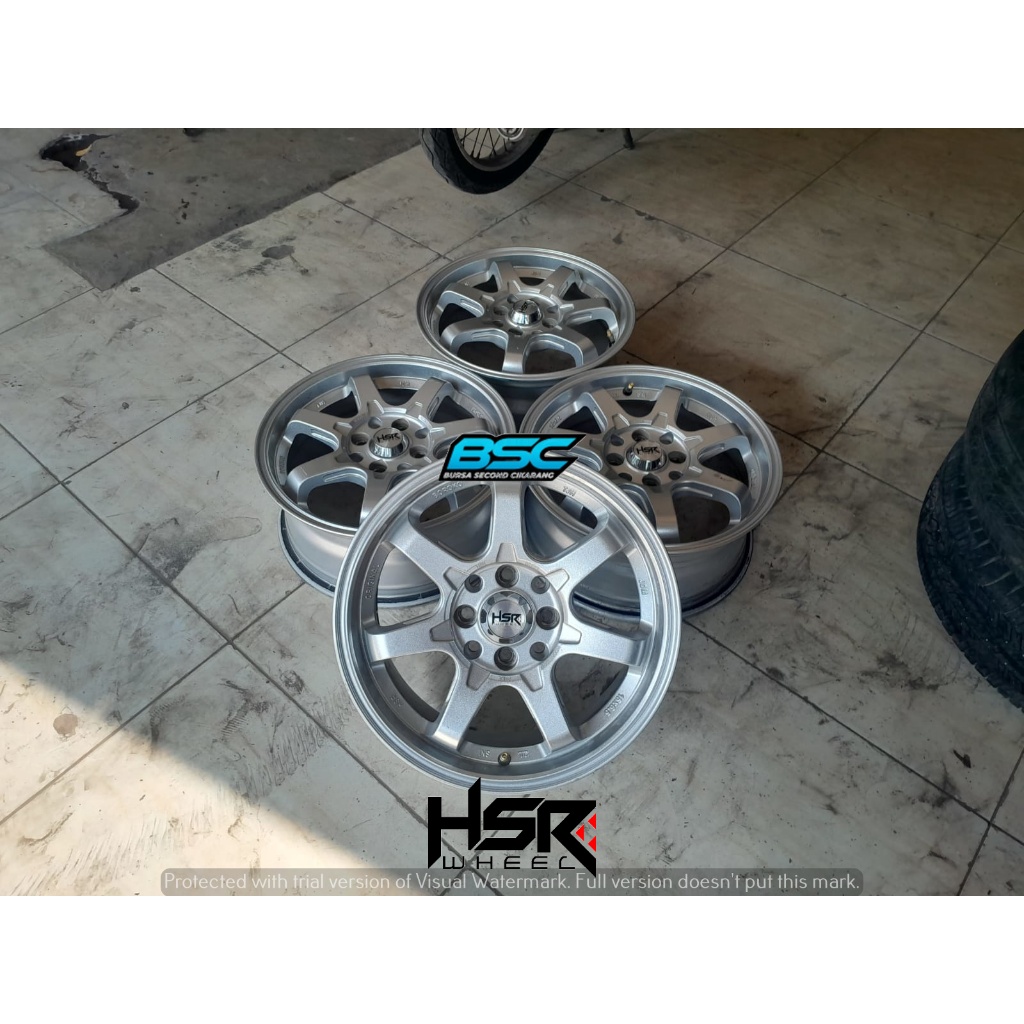 Jual Velg Mobil Racing Bekas R15 HSR TJH Pcd 4x100 4x114 Ring 15 Buat Brio Jazz Yaris Ignis Vios ...