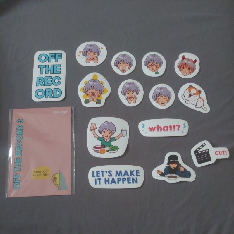 Jual Sticker Ria SW Off The Record | Shopee Indonesia