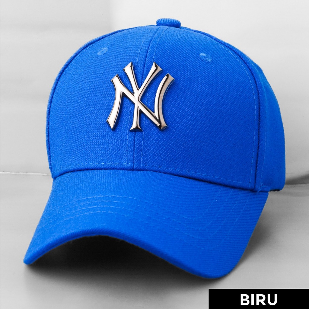 Jual Topi MLB NY LA MLB Logo Besi Metal Tag MLB Baseball Fashion Pria ...